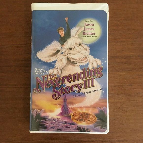 Toys | The Neverending Story 3 Escape From Fantasia Vhs | Poshmark